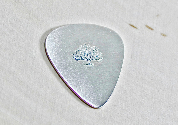 Sterling silver big tree guitar pick – Nici's Picks