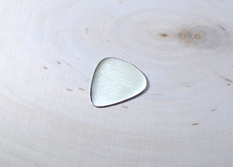 Guitar Pick Handmade from Sterling Silver ready to personalize – Nici's ...